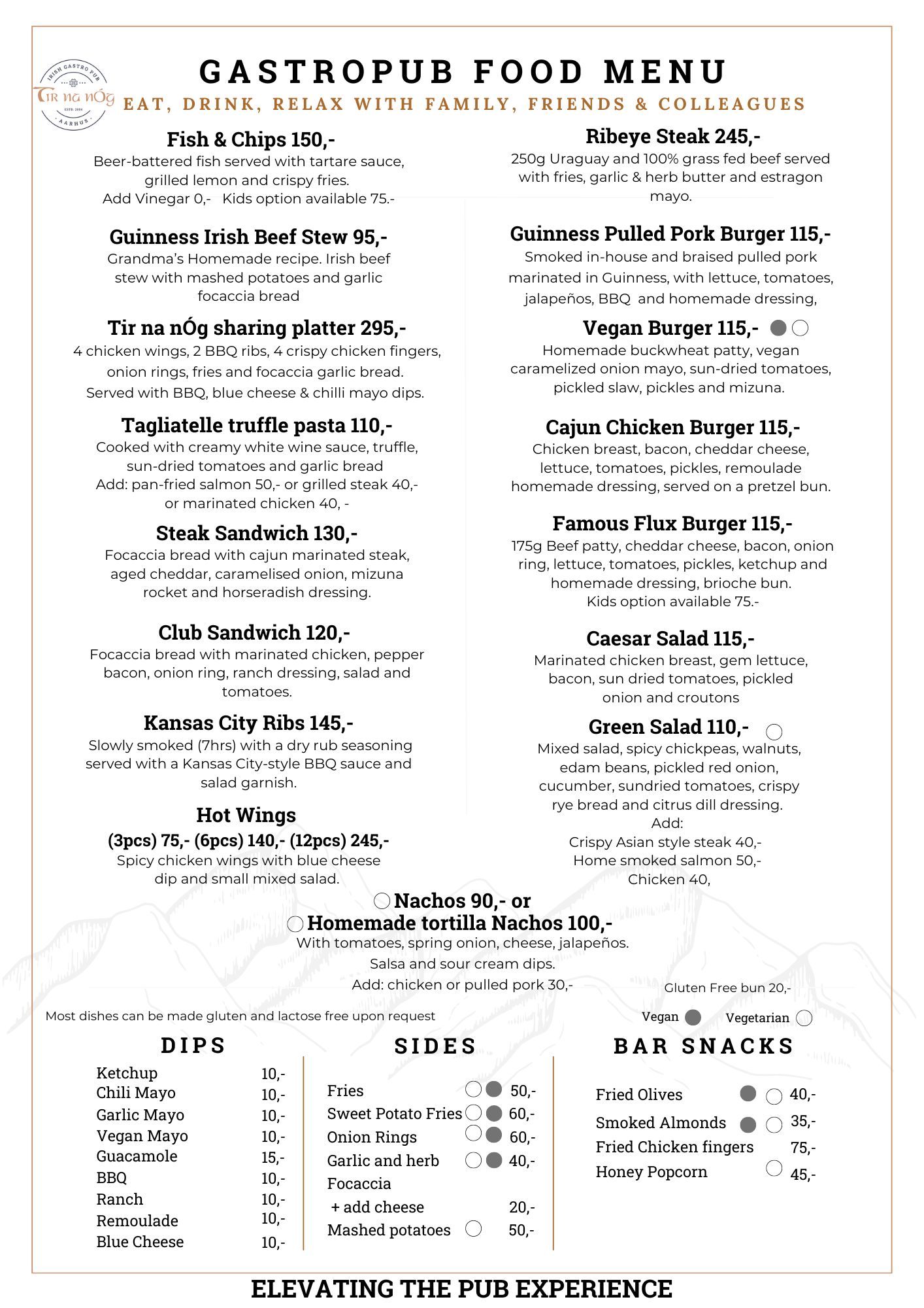 Tir na nÓg: eat, drink and relax with family, friends & colleauges
